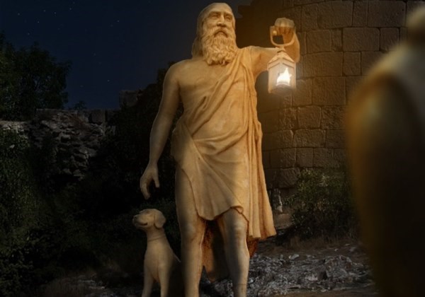 O ermitão em sua gruta - Metro